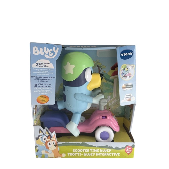 vtech | Toys | Vtech Scooter Time Bluey Interactive Toy | Poshmark